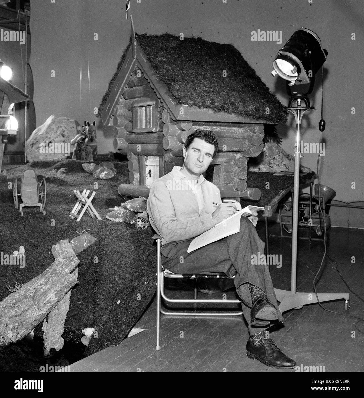 Snarøya, Oslo 195804 Film director Ivo Caprino is on a large project ...