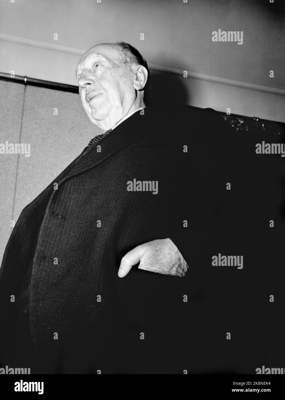 Oslo. Christofer Hornsrud, former Prime Minister (Ap). Hornsrud formed ...