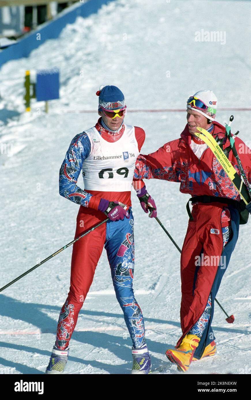 Lillehammer 19940214 Winter Olympics at Lillehammer. 30 km free ...