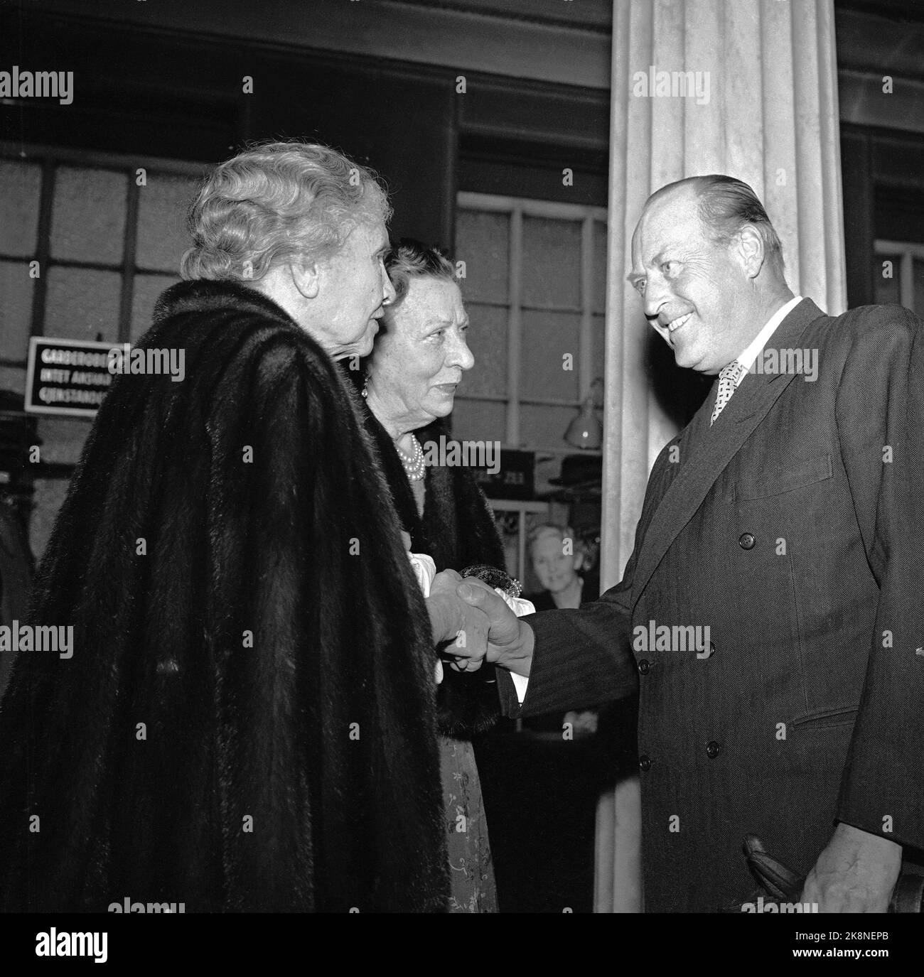 Oslo 19570607 Helen Keller, (1880-1968) deaf and blind American author ...