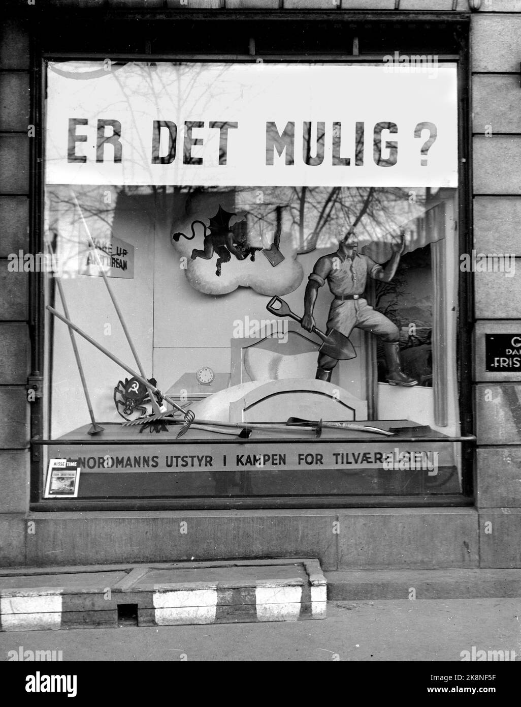 Johnsen ntb photo image processed nazism exhibition windows war ...