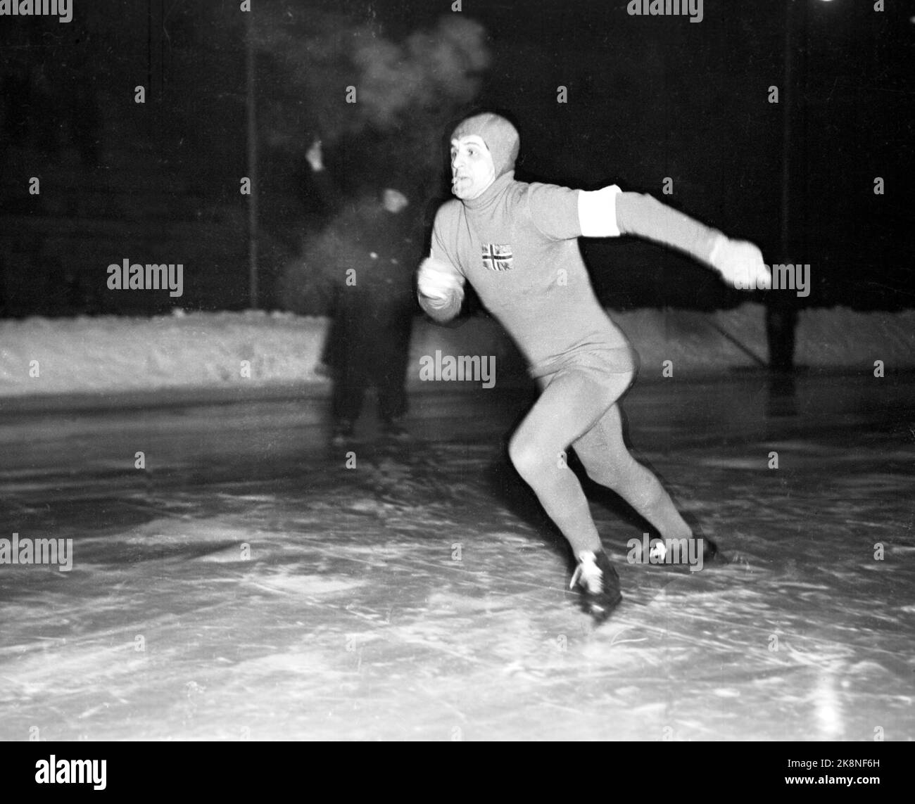 Sweden 19470208 european championships on skates hi-res stock ...
