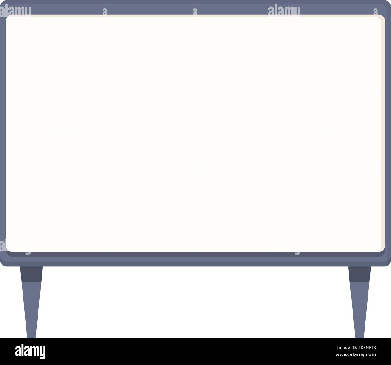 White board icon cartoon vector. Cinema screen. Auto air Stock Vector ...