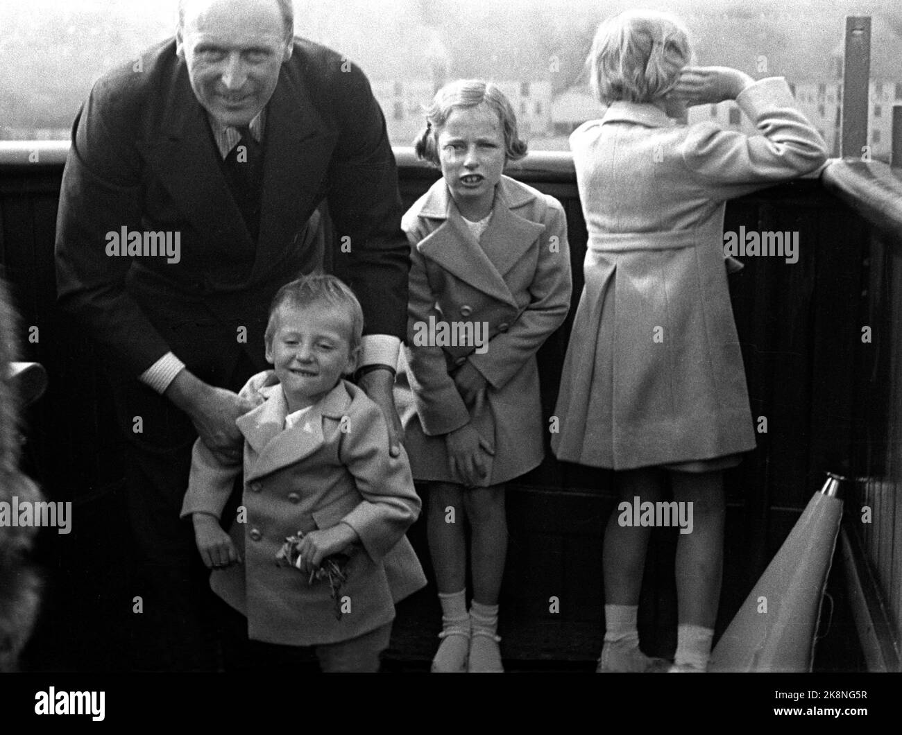 Oslo 19390716 The Crown Prince couple left home from the US with ...