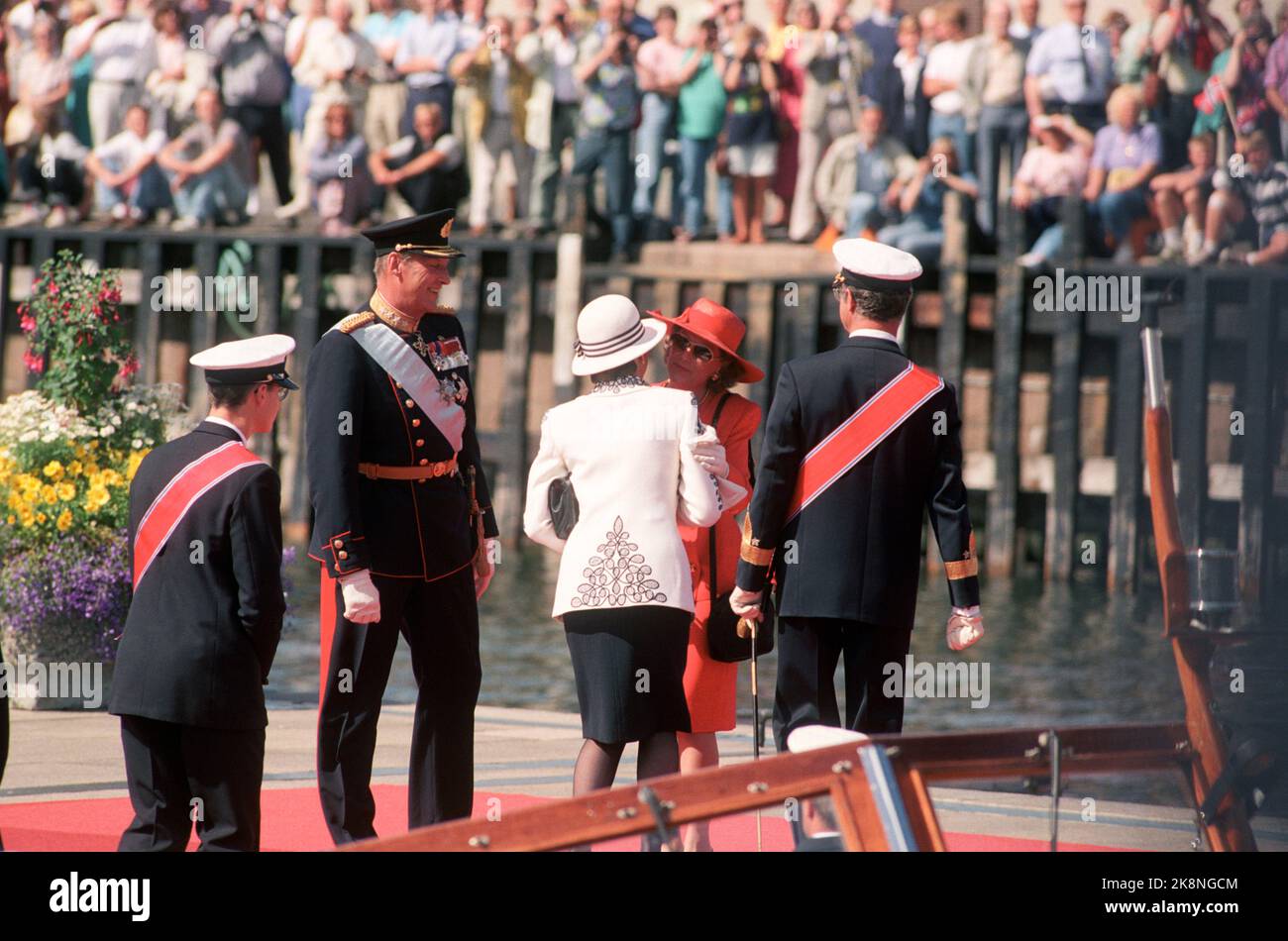 Oslo. The Swedish royal couple Queen Silvia and King Carl Gustaf are visiting Norway with the ...