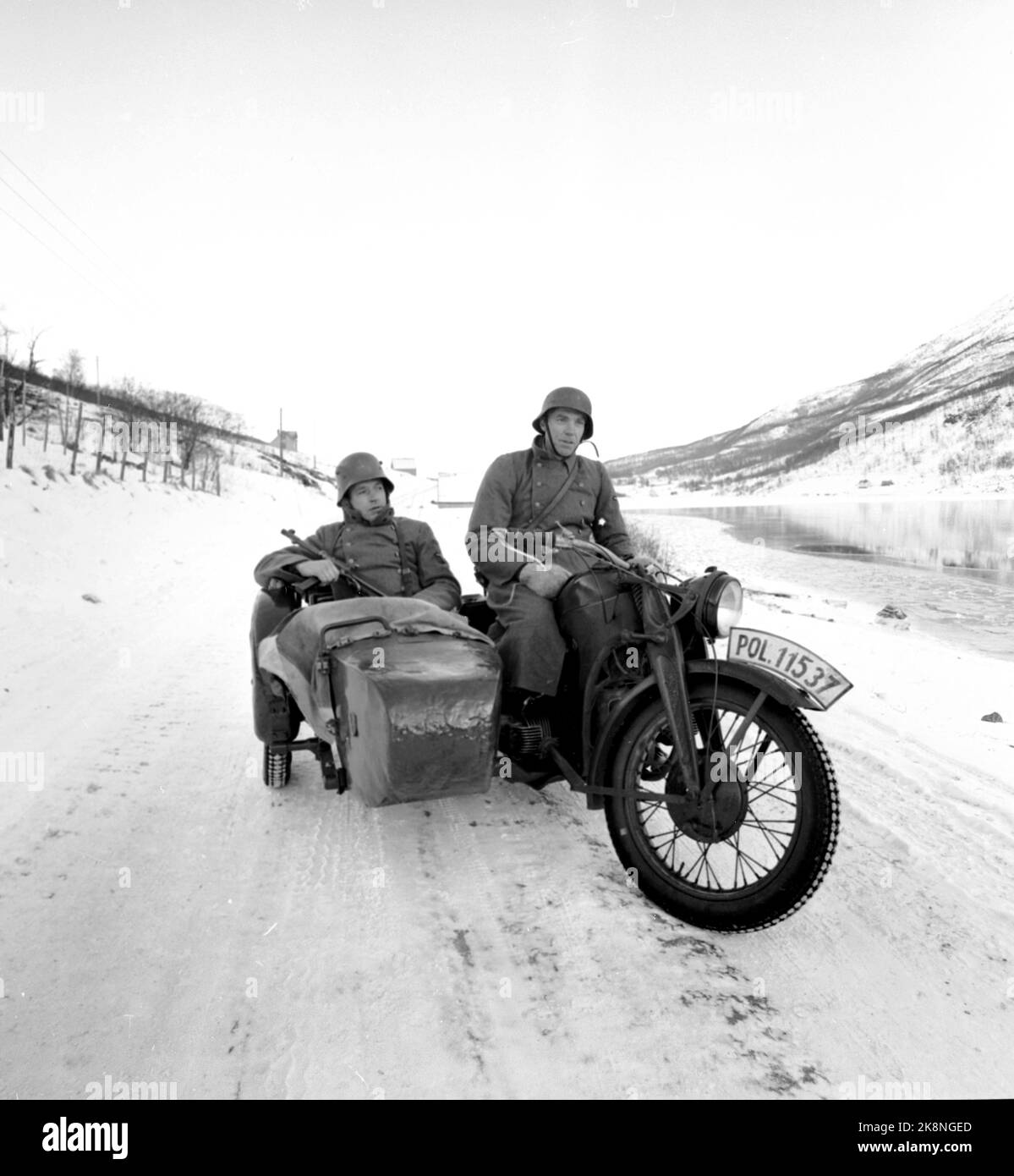 Northern Norway in the spring of 1957. From the recording of the movie ...