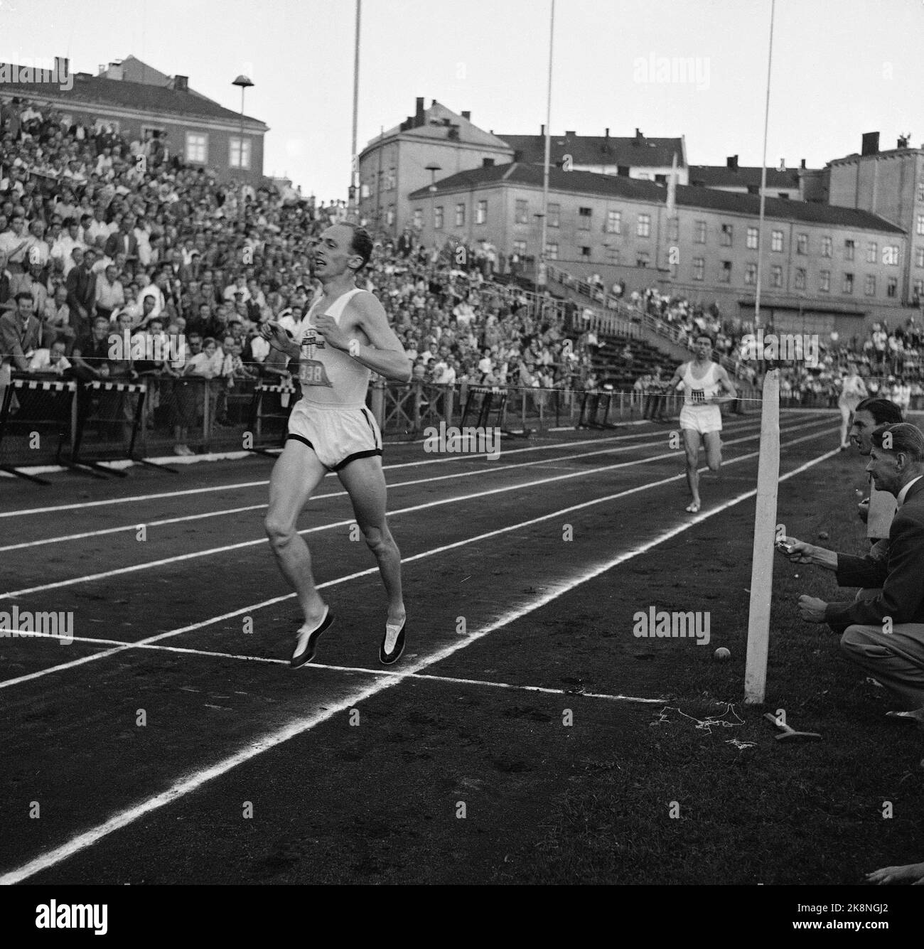 Oslo 19550825 Athletics Conference at Bislett, and as usual, Audun ...