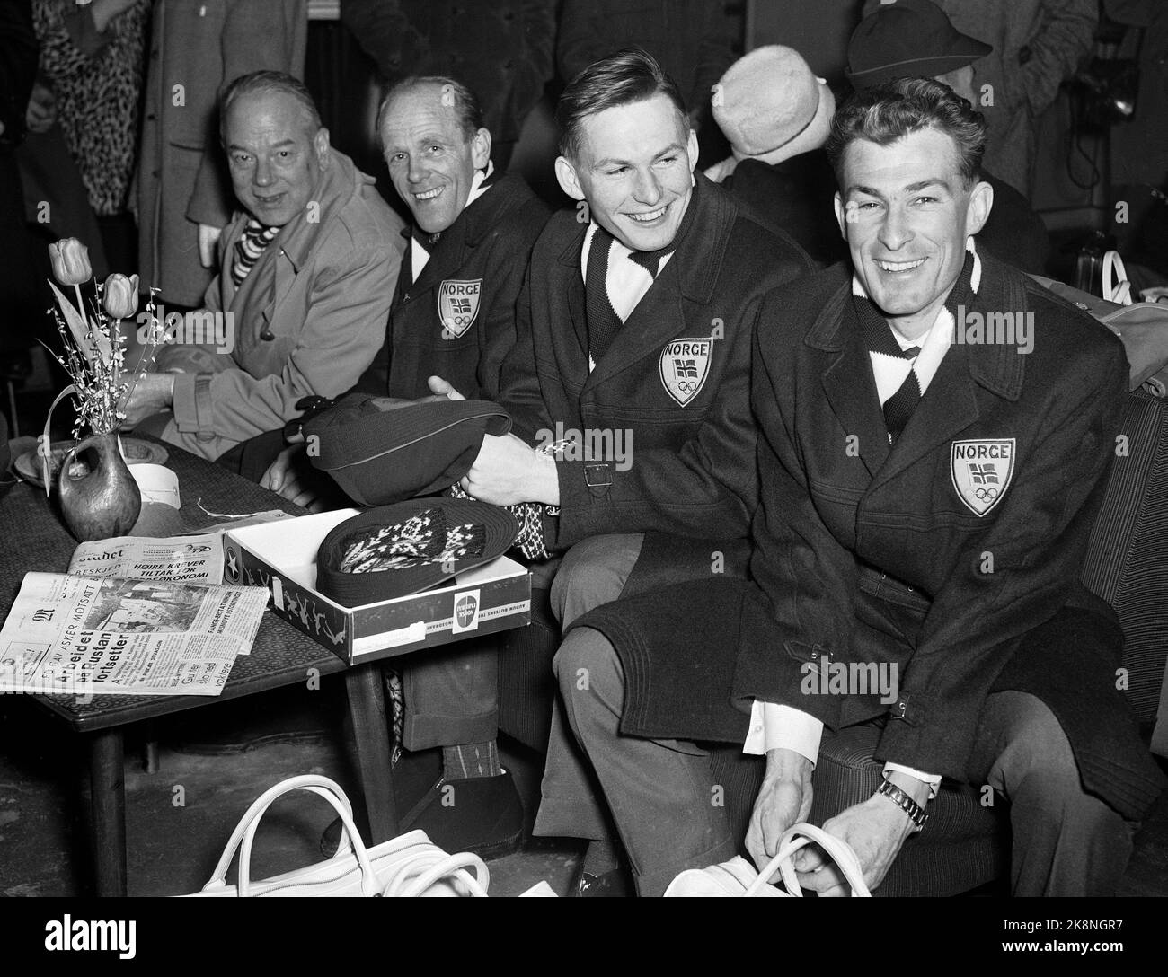 Oslo 19600209 Olympic Winter Games in Squaw Valley, participants ...