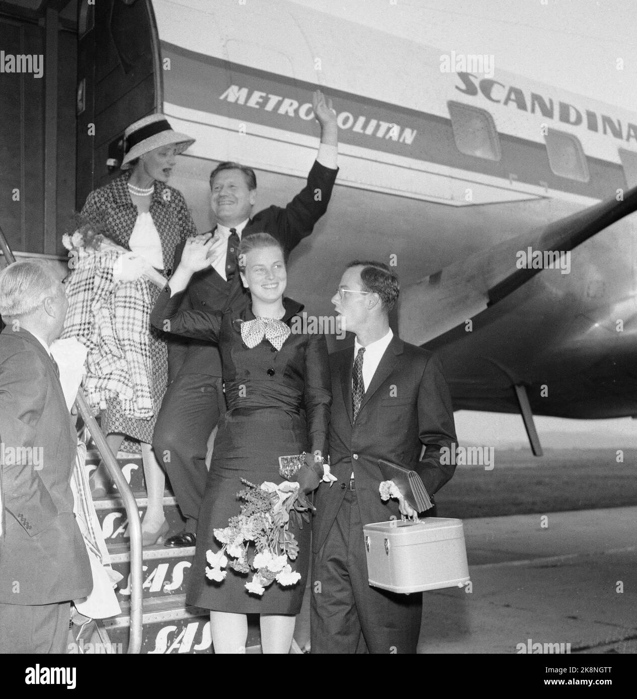 Steven rockefeller anne marie rasmussen Black and White Stock Photos ...