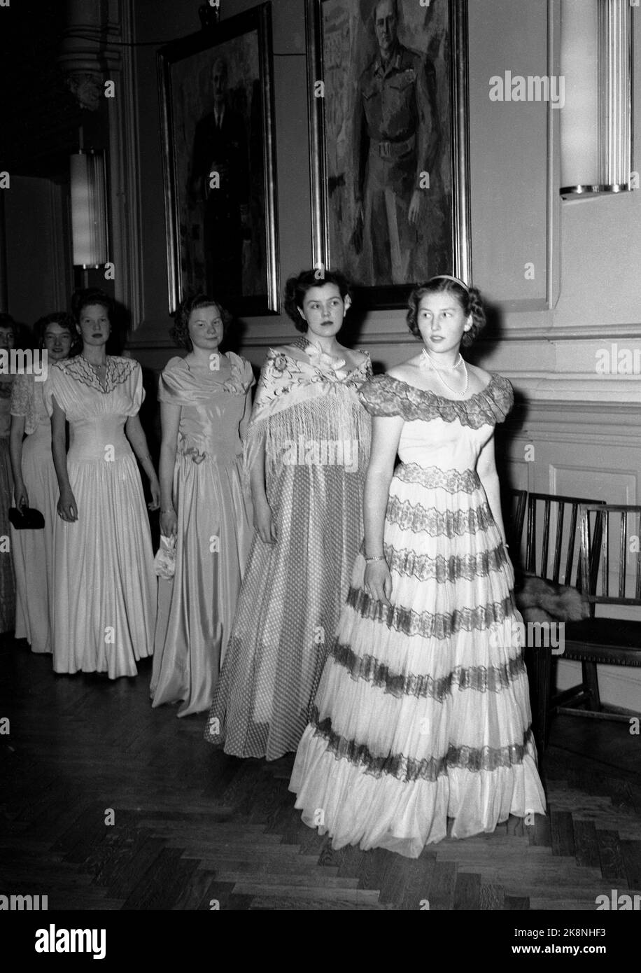 Oslo 19490211 The War School's annual Soiree / Ball in the Oslo ...