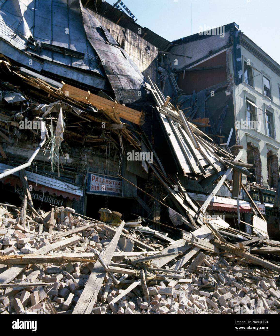 Inge gjellesvik ntb ntb demolition of buildings hi-res stock ...