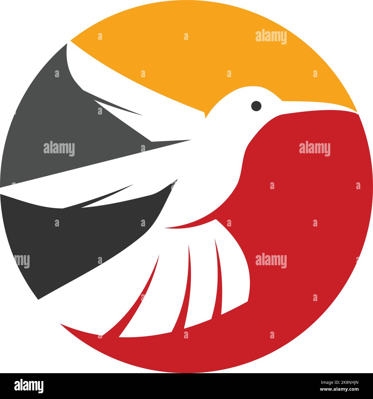 hummingbird bird logo icon abstract vector illustration Brand Identity ...