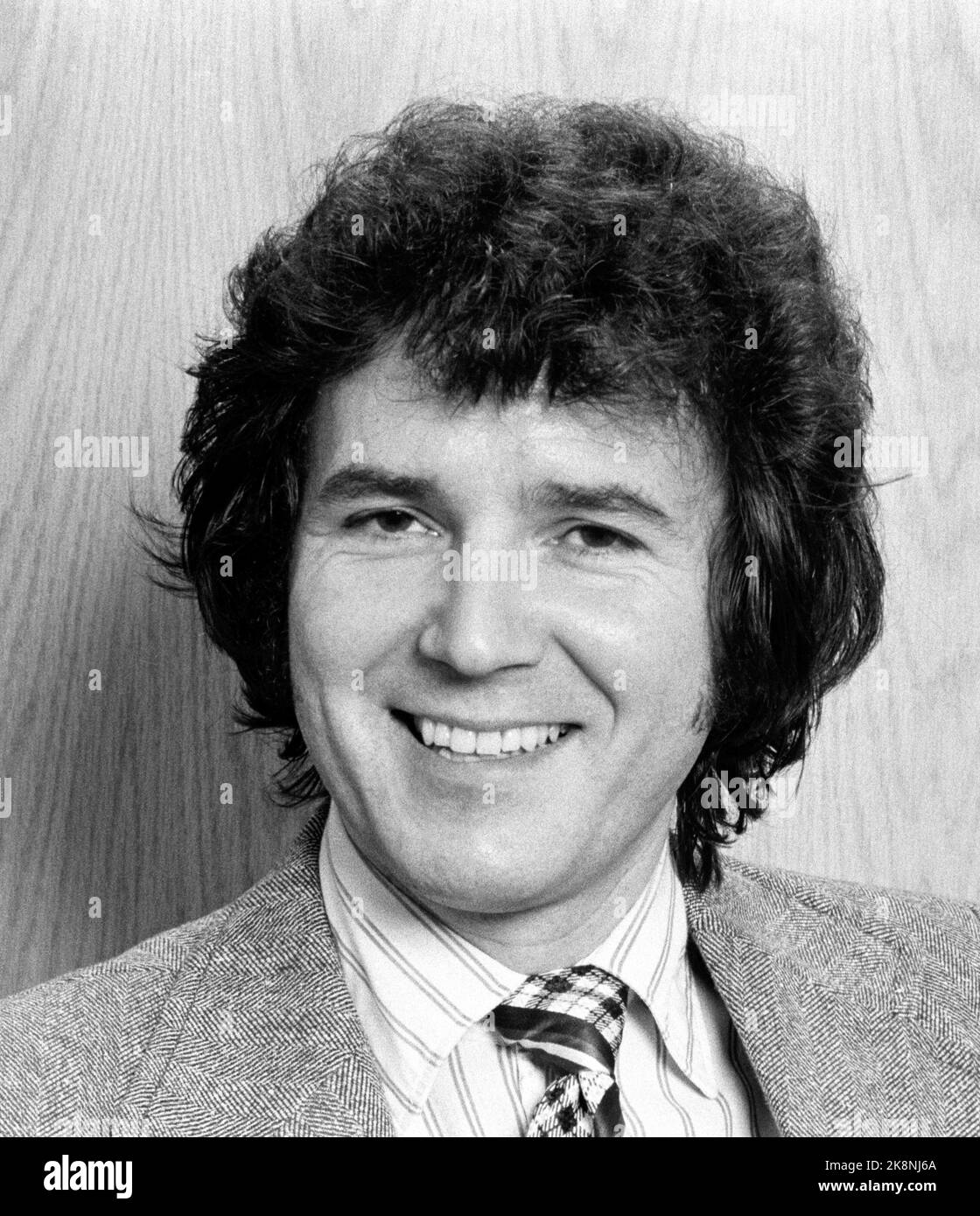 Oslo 197511: Egil Teige, NRK, photographed November 1975. Photo: Henrik Laurvik / NTB Stock ...