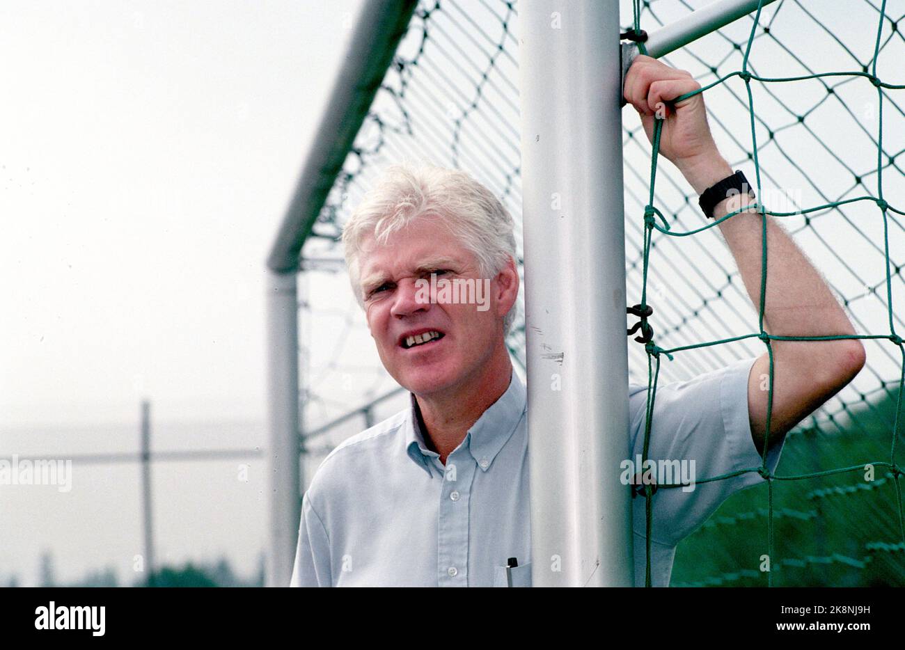 Oslo 1991 - visiting spy convicted Arne Treholt in prison. Photo: Ingar ...