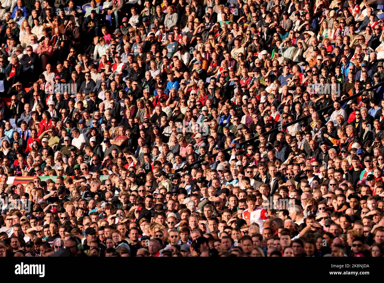Rotterdam - fans, supporters, stock during the match between Feyenoord ...