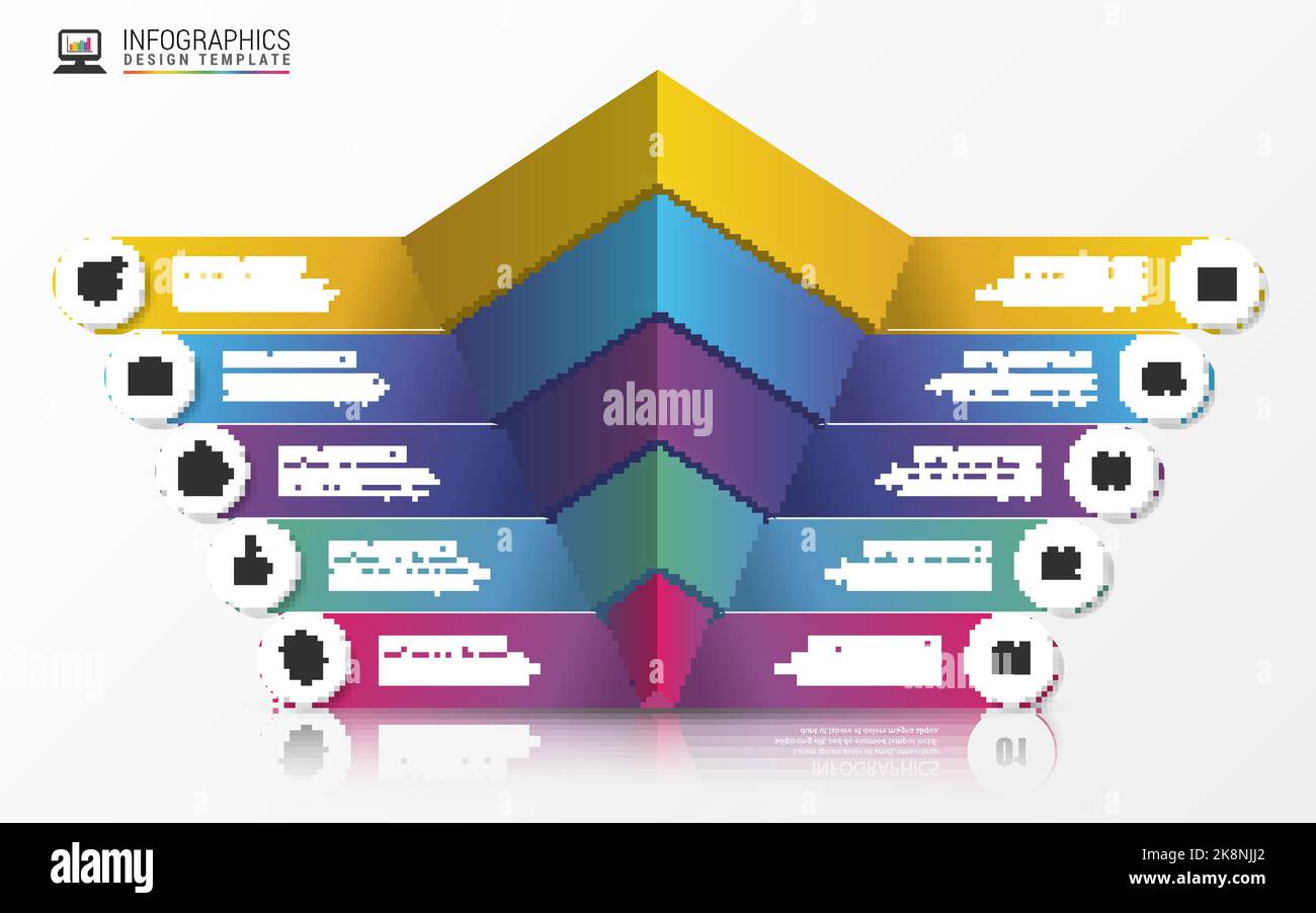 Pyramid. Infographic concept. Modern design template. Vector ...