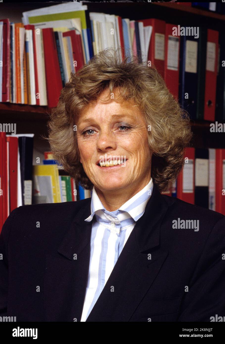 Oslo 19890118 Lawyer and Professor Lucy Smith. Photo: Eystein Hanssen ...