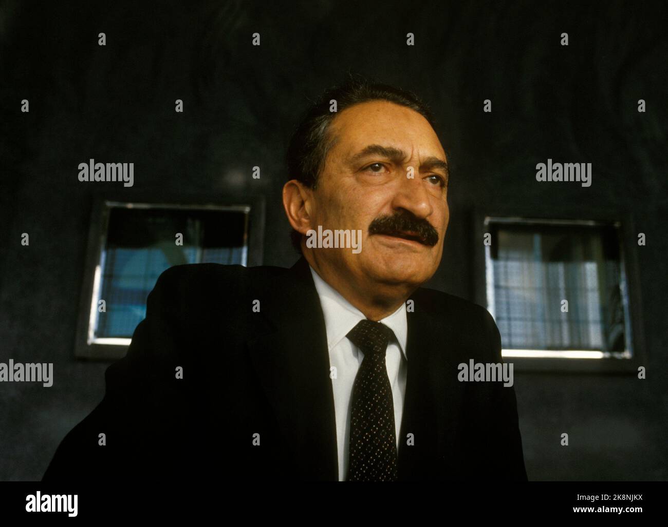 Oslo 1987 Turkish politician Bülent Ecevit visits Norway. Ecevit has ...