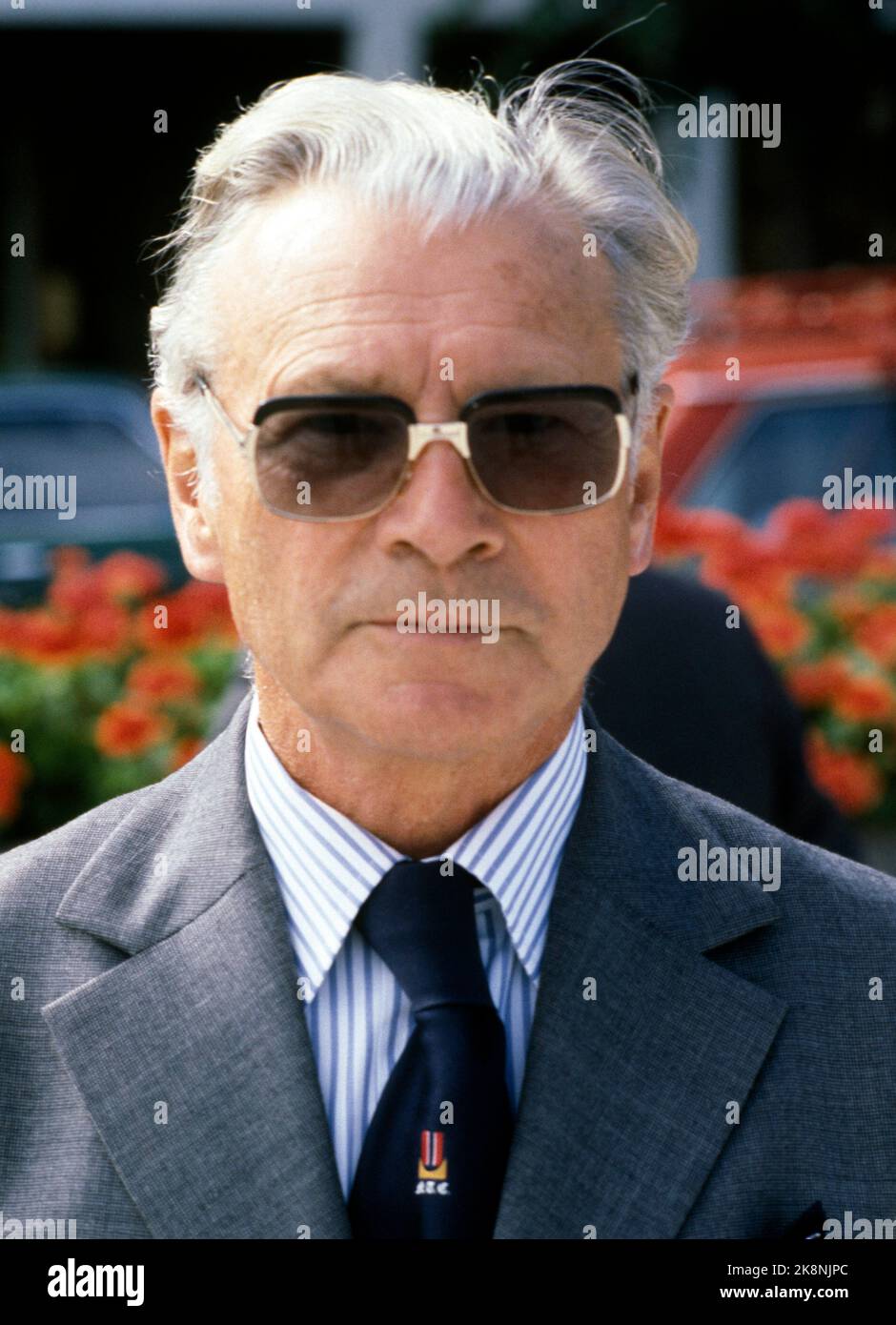 Oslo 19780824: Frithjof Jacobsen Ambassador in Moscow. Photo: Gunnar ...