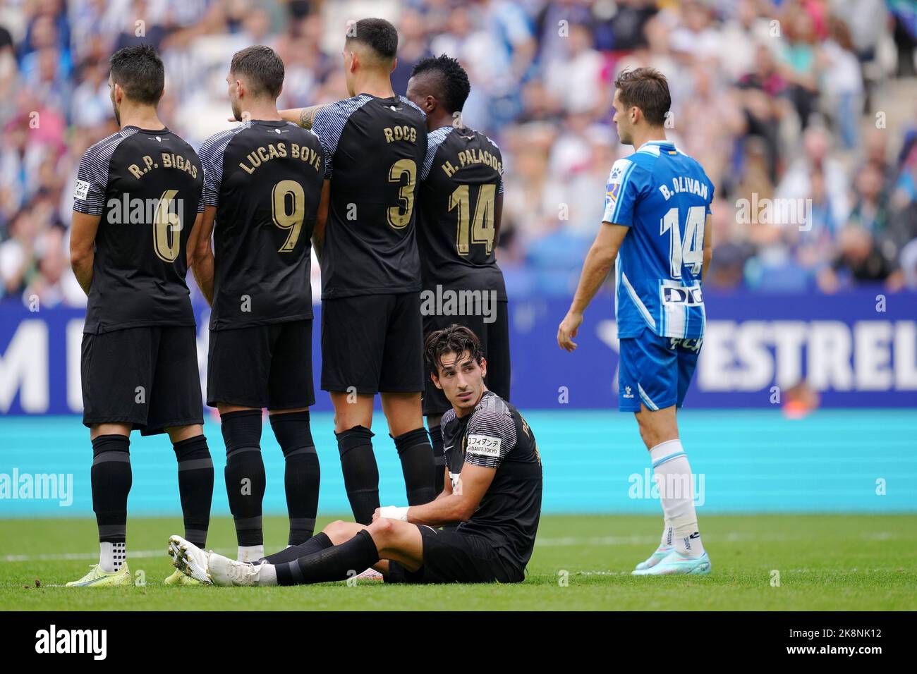 Pere Milla of Elche CF during the La Liga match between RCD Espanyol ...