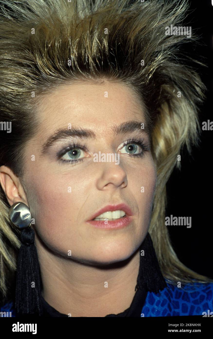 Oslo 19870228. The Norwegian Melodi Grand Prix is held in NRK's ...