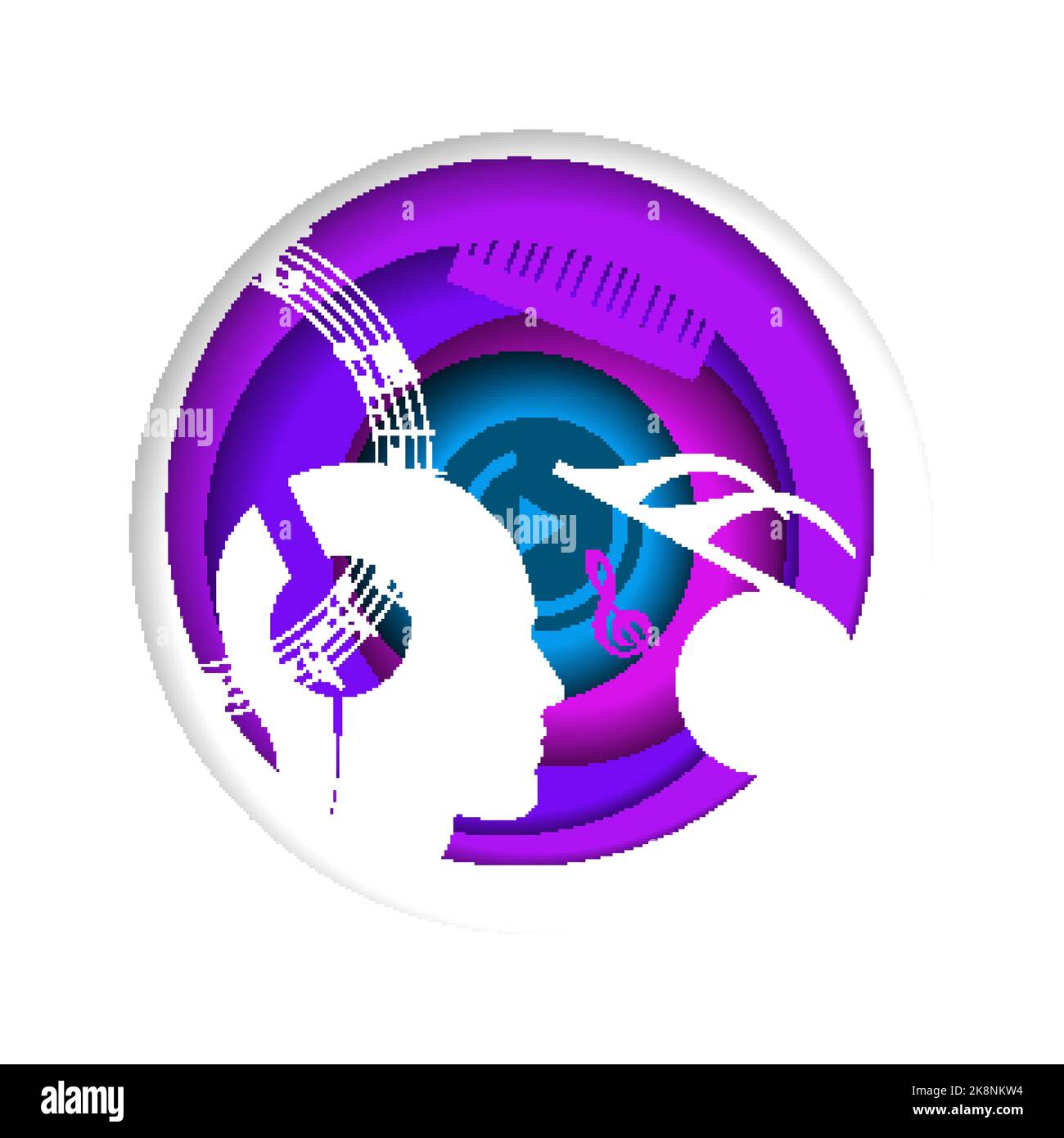 Brain of a musician Stock Vector Images - Alamy