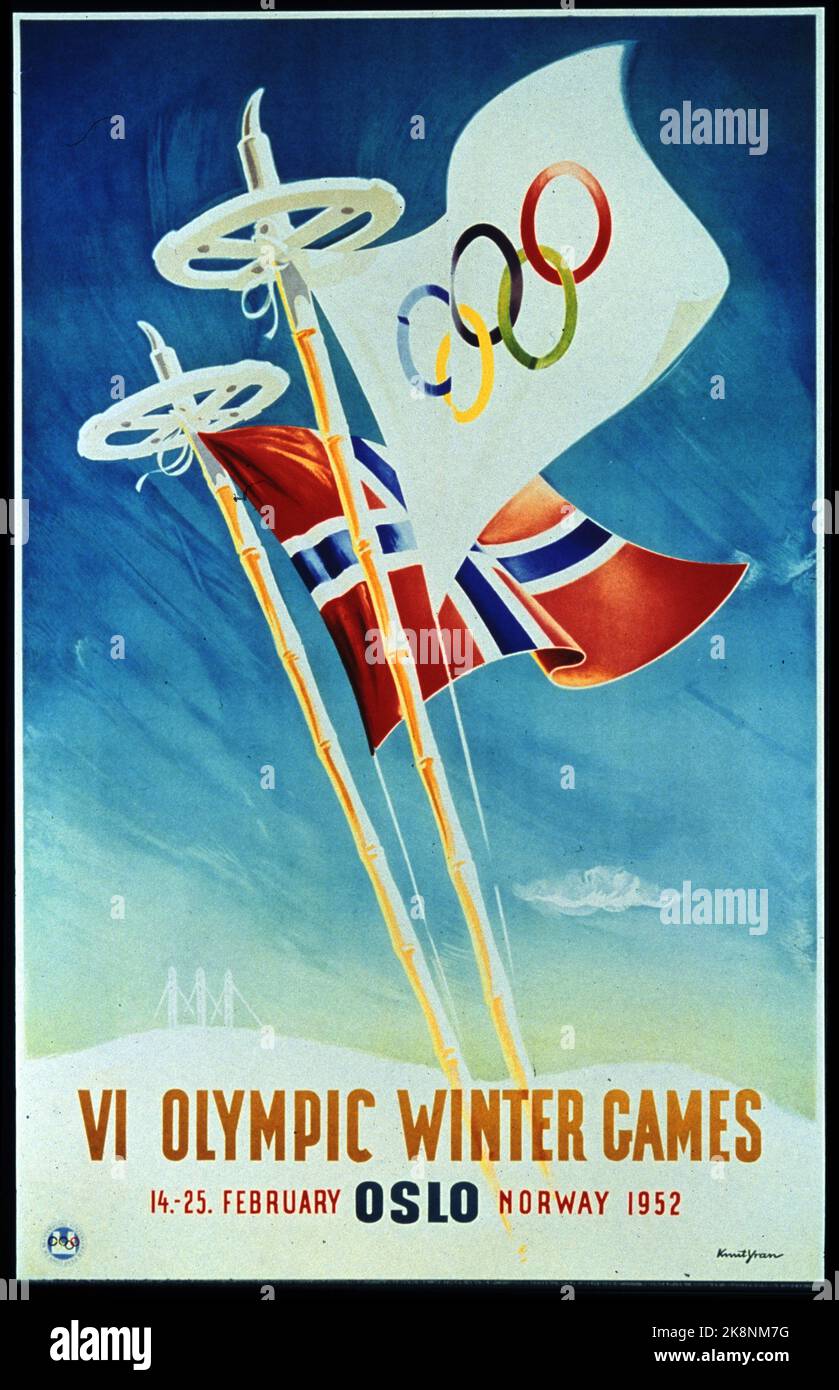 1952 olympics poster hi-res stock photography and images - Alamy