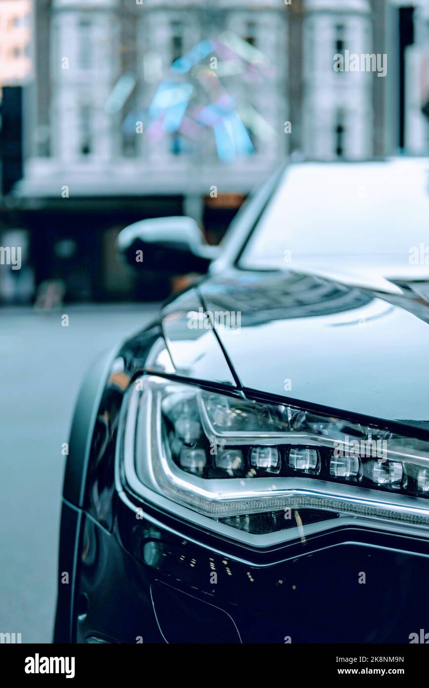 Modern car headlight daytime hi-res stock photography and images - Alamy