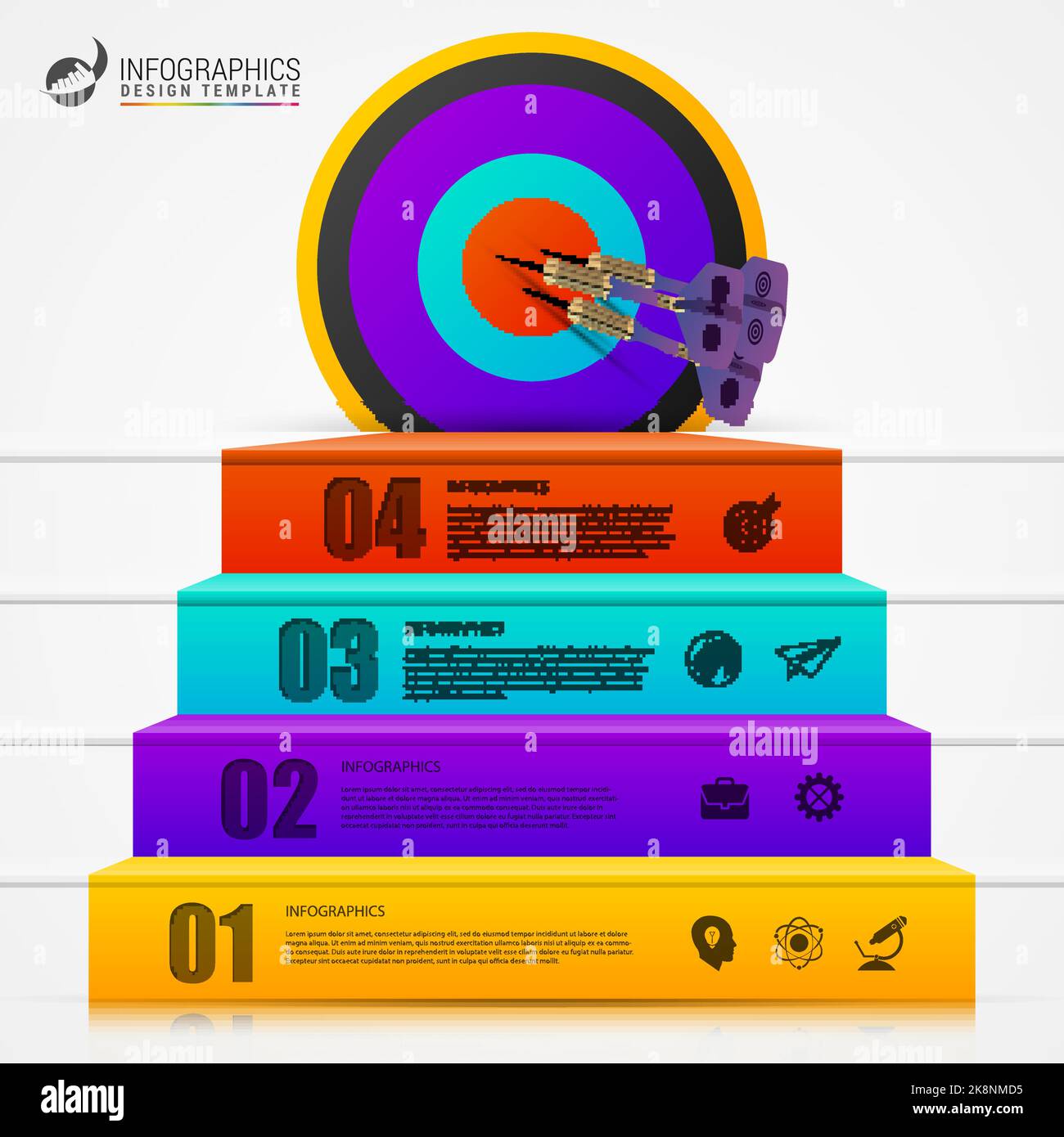 Business path. Timeline infographic template. Success concept Vector ...