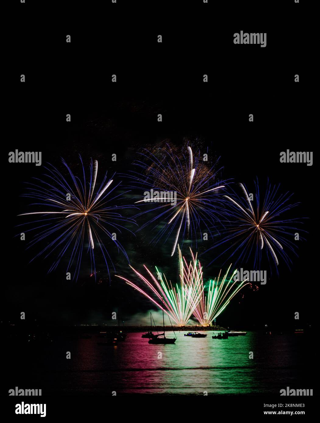 Image from the 2021 British firework championships held at Plymouth ...