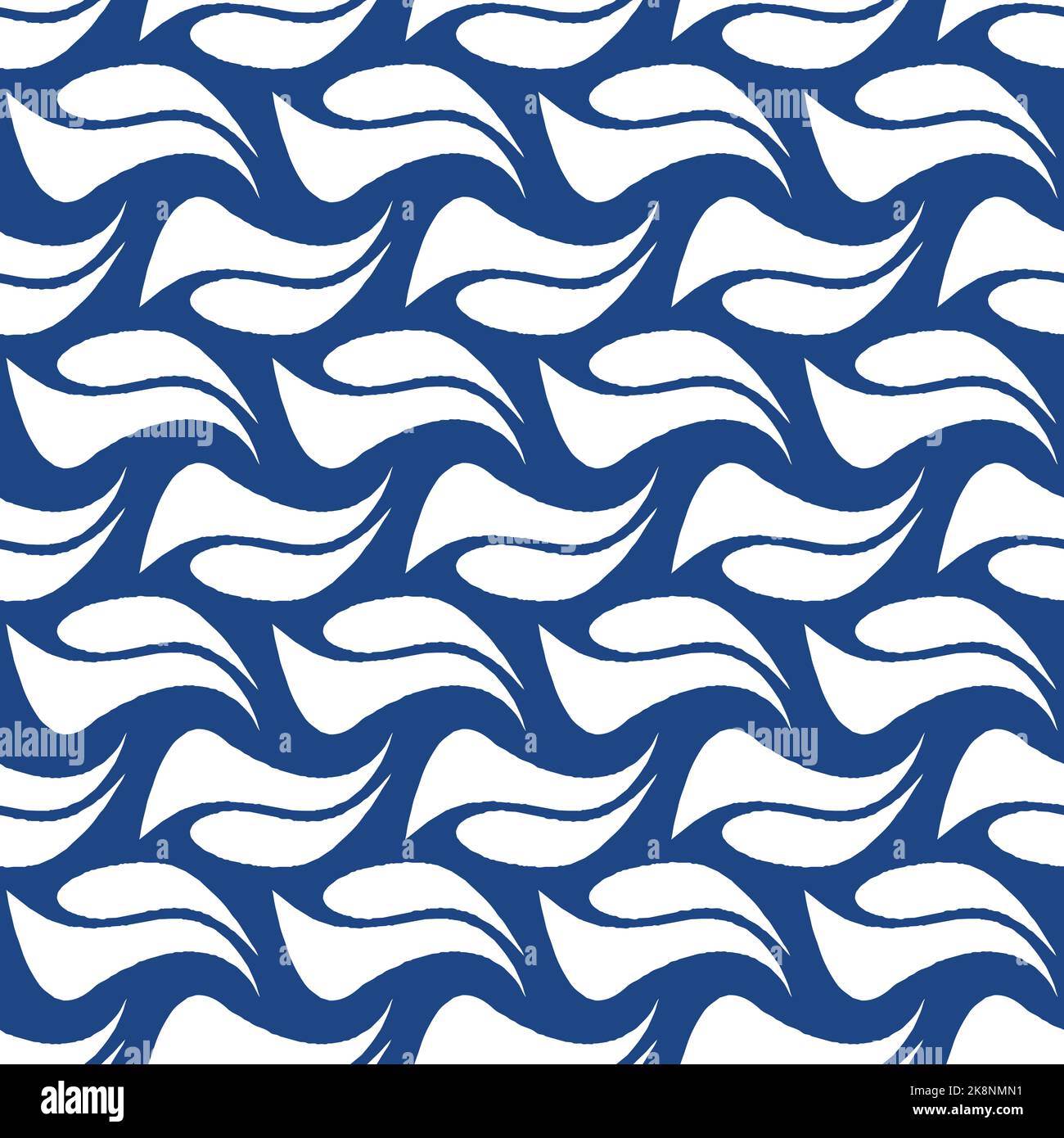 Seamless pattern in trendy blue color. Classic Blue Color of the Year ...