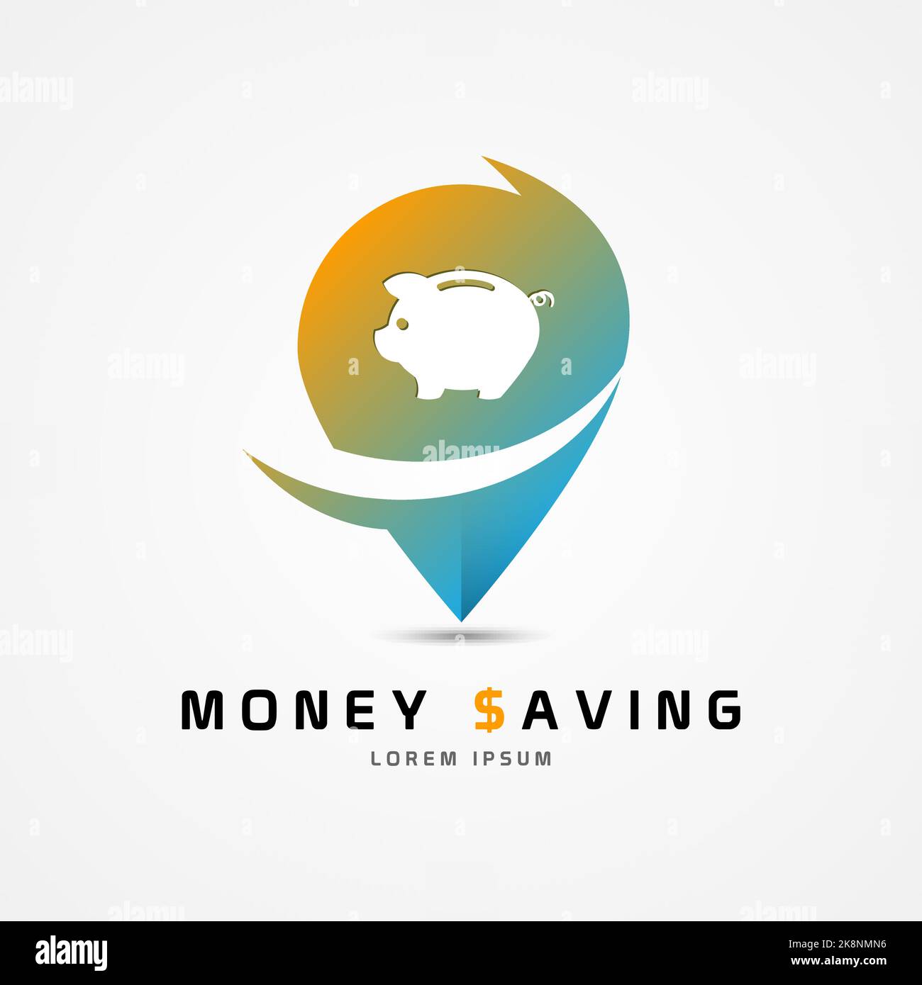Money Saving concept. Realistic pointer. Symbol. Vector illustration ...