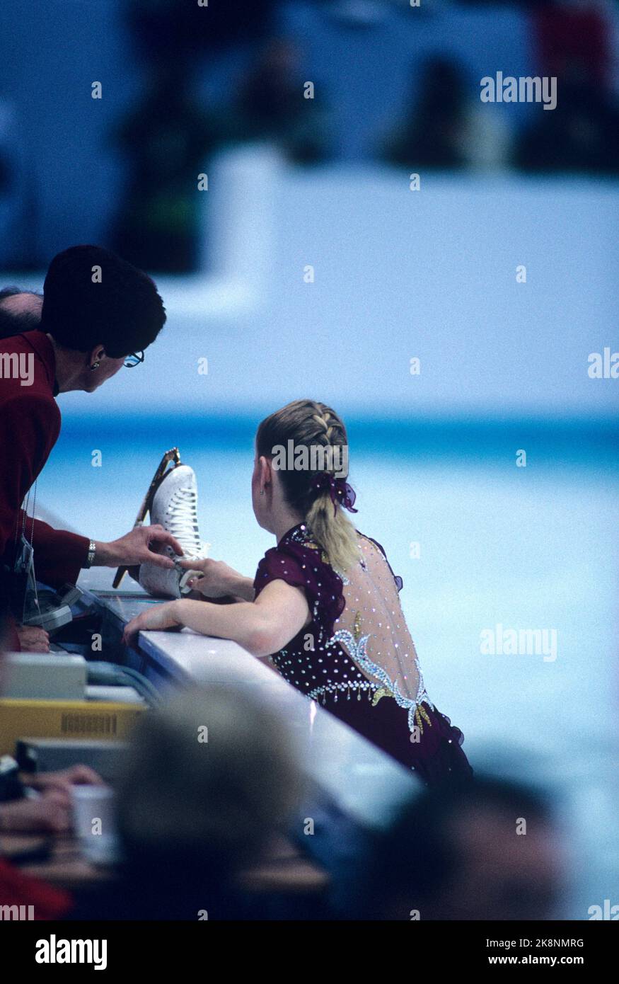 Hamar Olympics 19940225; Winter Olympics at Lillehammer 1994 American ...