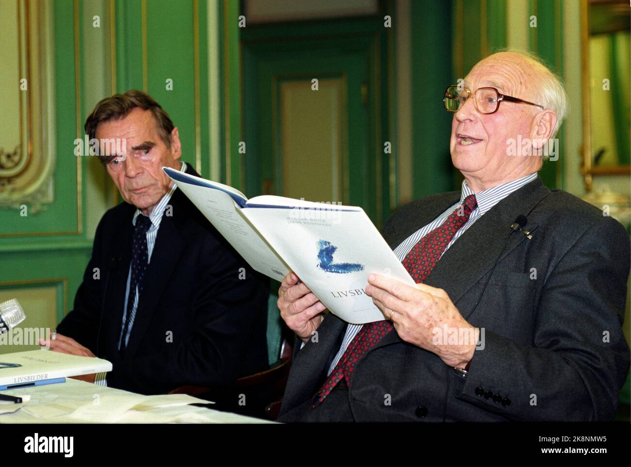 Oslo 19951025 former milorg leader hi-res stock photography and images ...