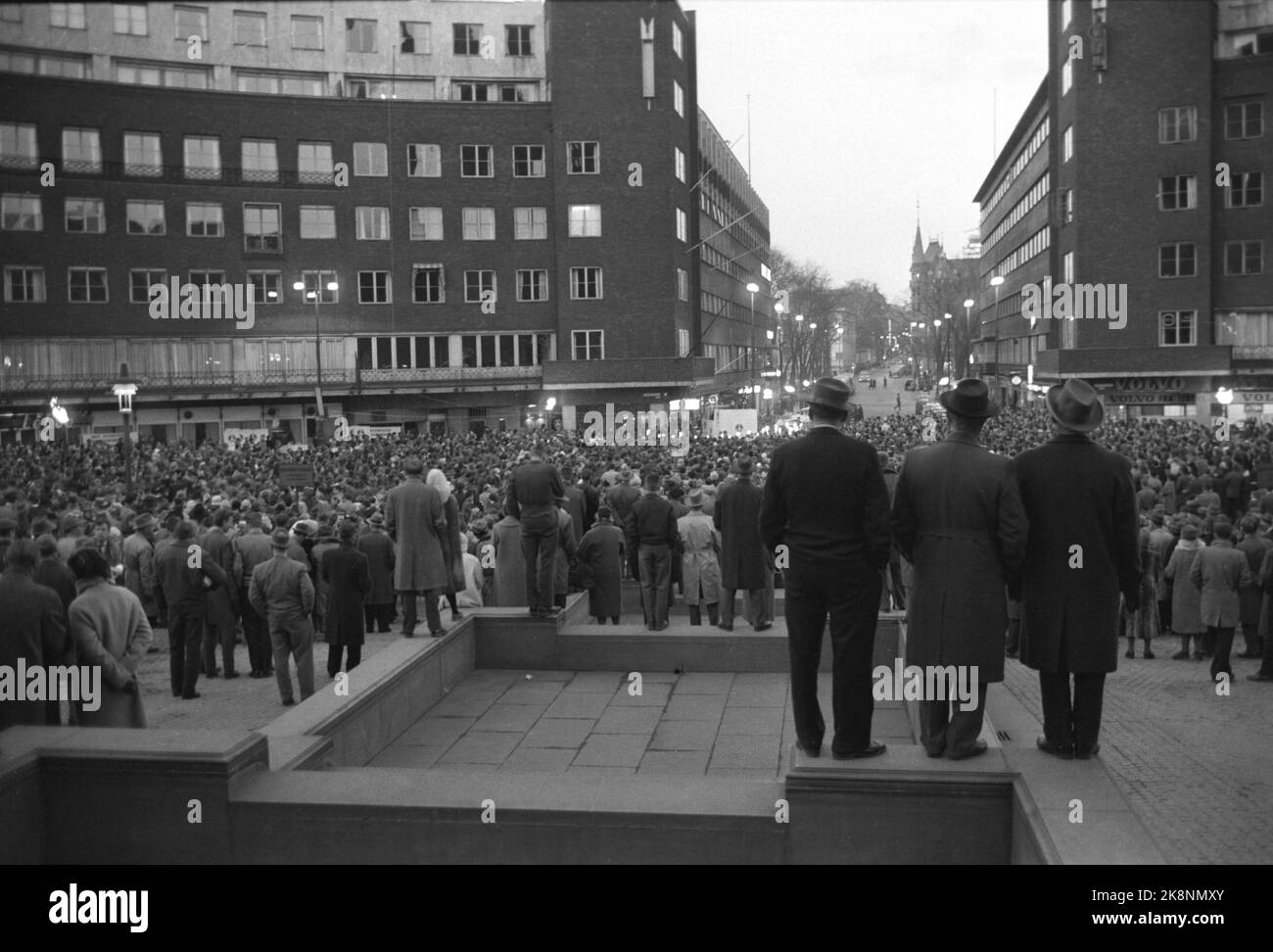 Oslo Sunday, March 19, 1961. The action committee against nuclear ...