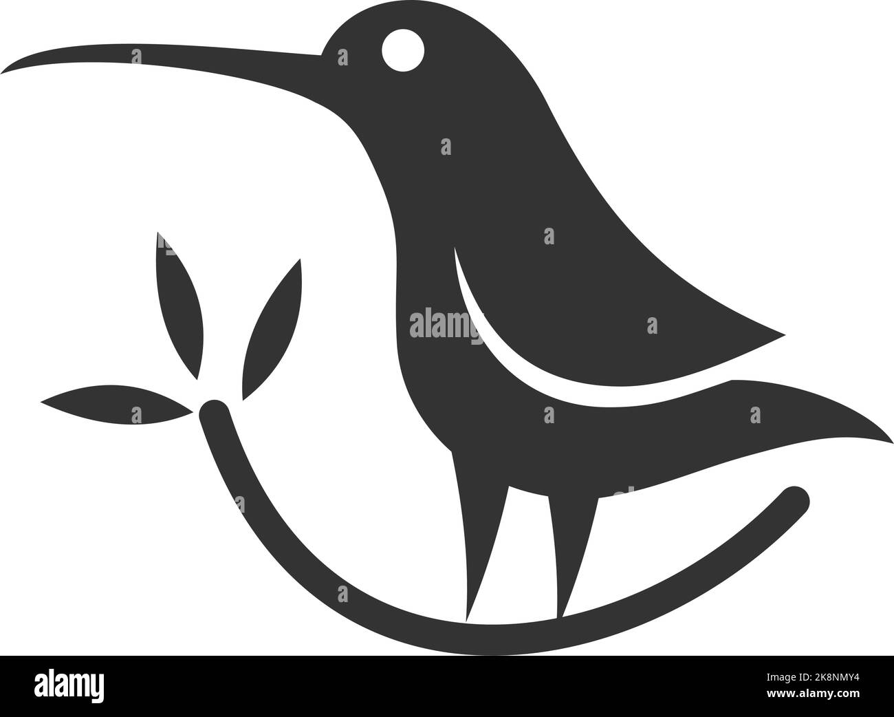 hummingbird bird logo icon abstract vector illustration Brand Identity ...