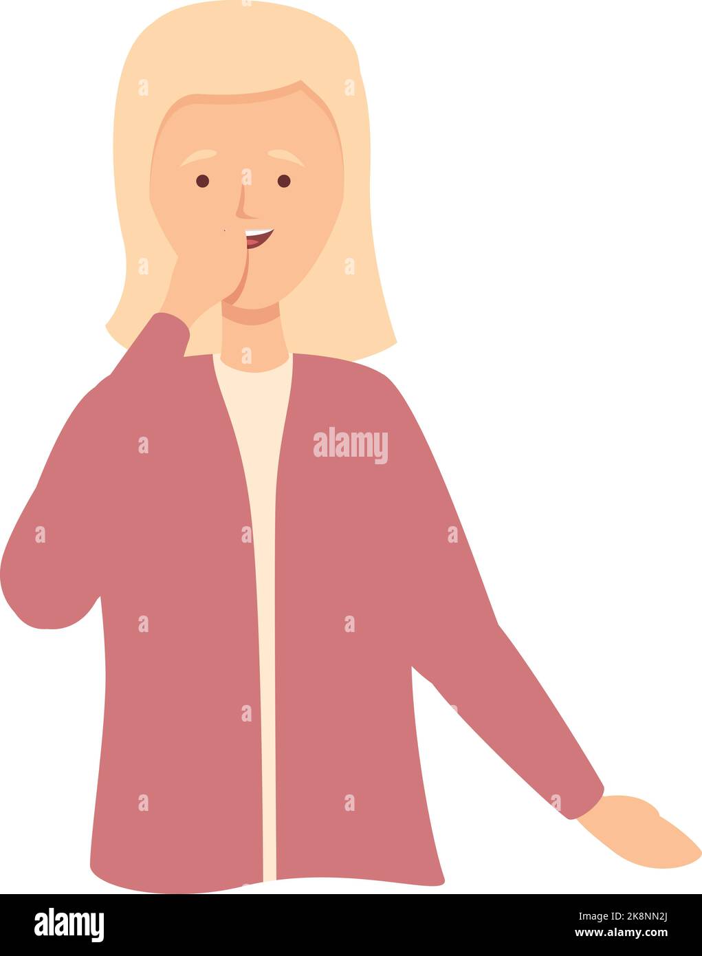 Active Girl Icon Cartoon Vector Happy Man Thinking Human Stock Vector Image And Art Alamy