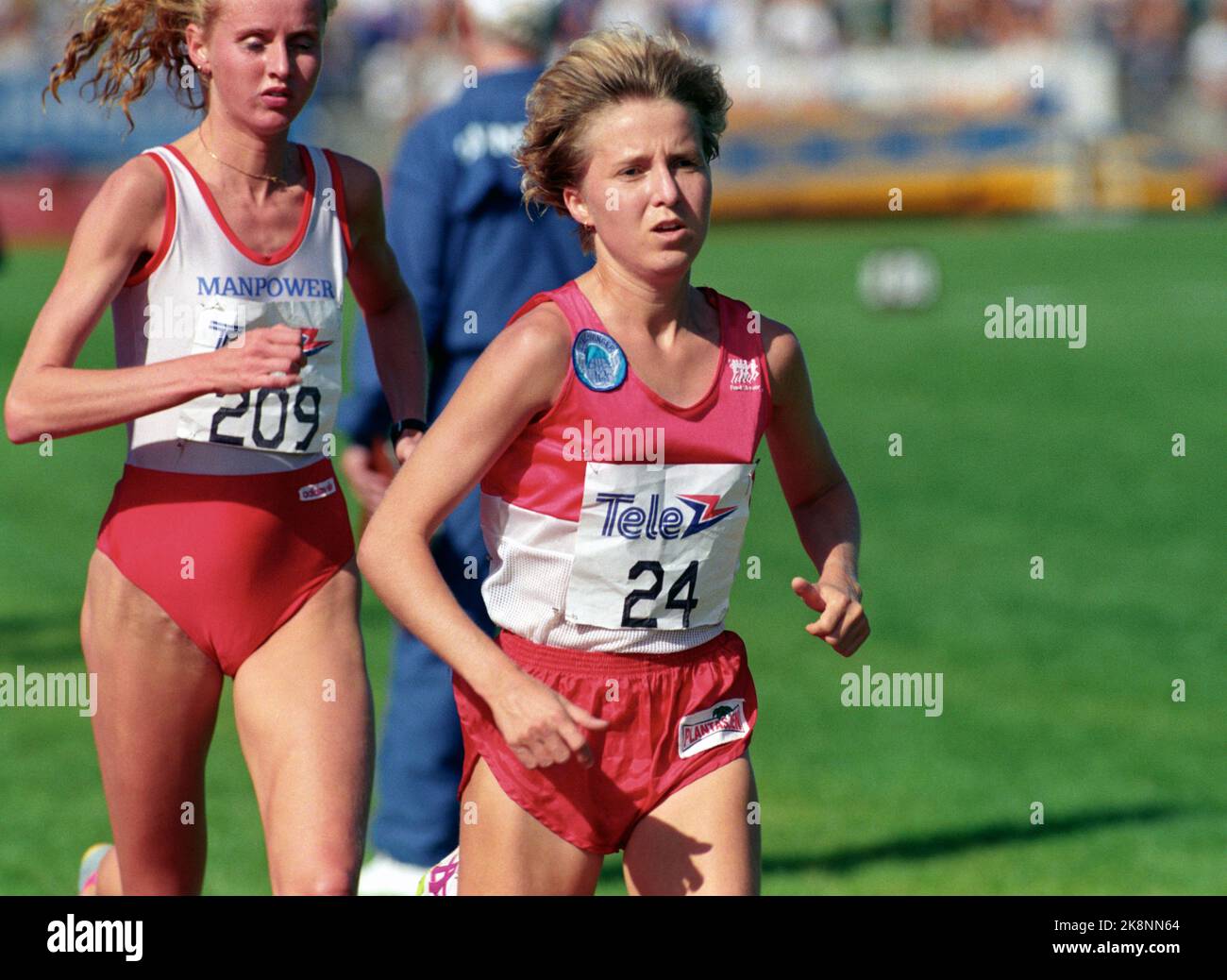1992 grete kirkeberg during the nm in athletics photo hi-res stock photography and images - Alamy
