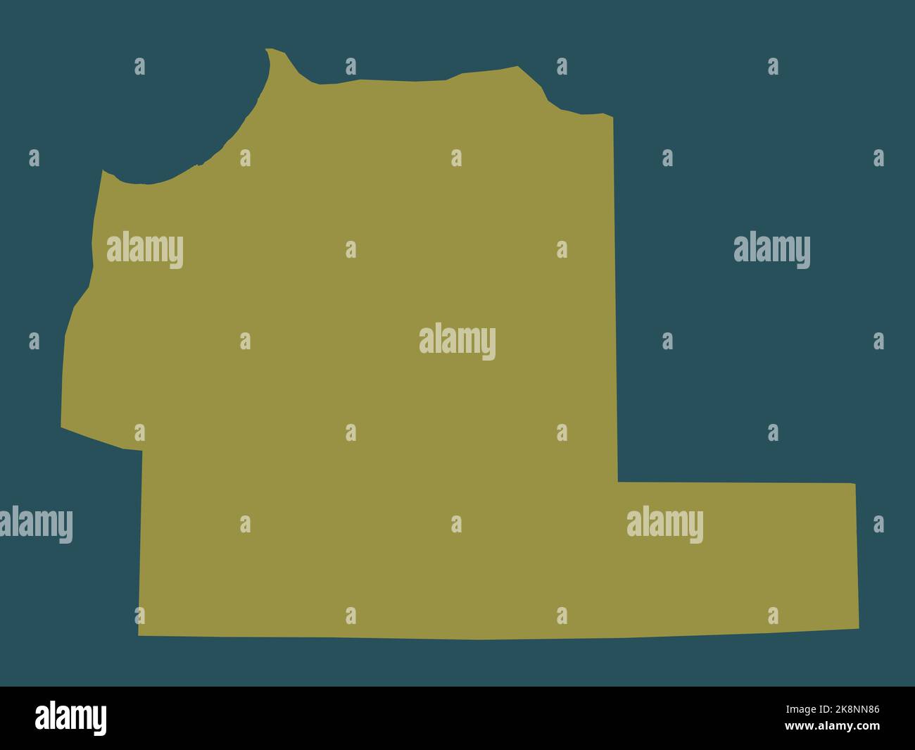 Al wahat outline map hi-res stock photography and images - Alamy