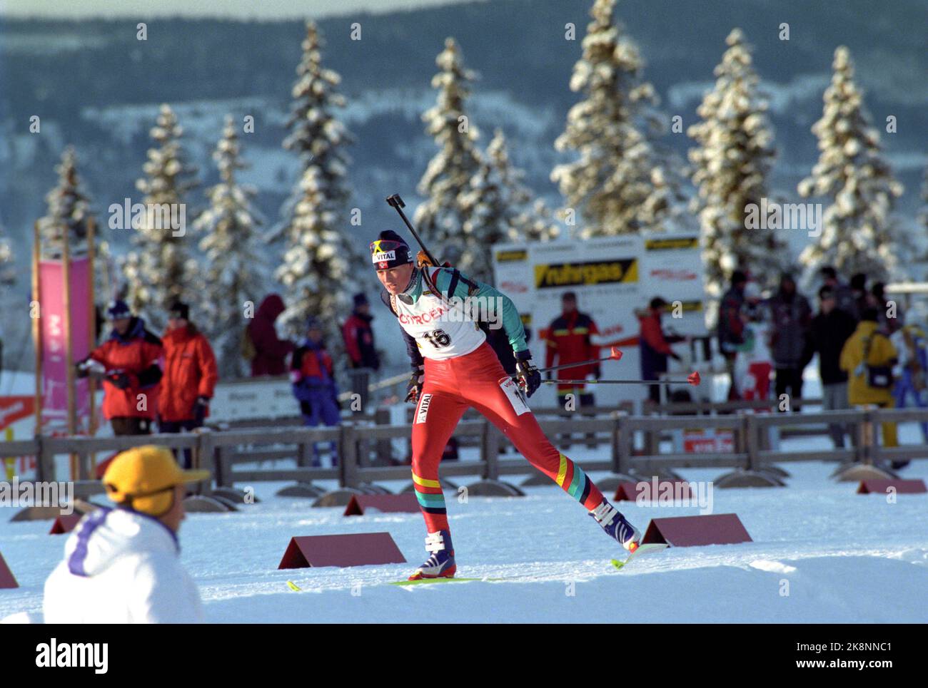 Cornelius poppe ntb full figure action biathlon hi-res stock ...