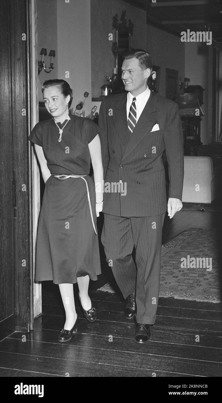 Asker 19530214. Finally, Princess Ragnhild and shipowner Erling ...