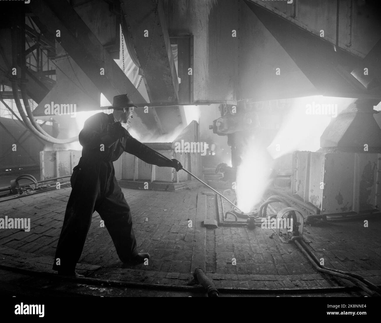 Mo i Rana 1955 Norsk Jernverk in Mo i Rana is put into operation ...