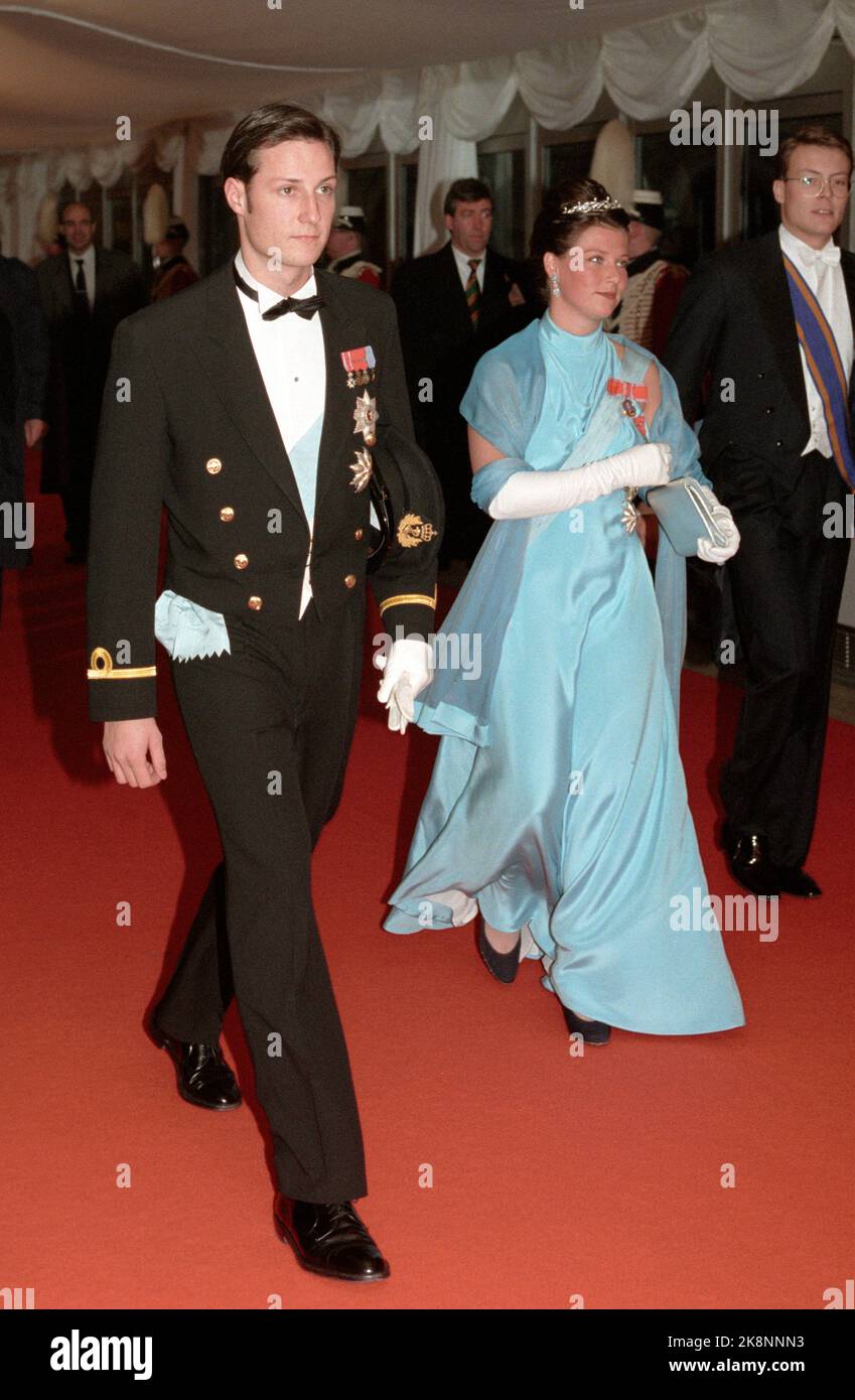 Copenhagen. Royal wedding in Denmark. Prince Joachim marries Alexandra ...