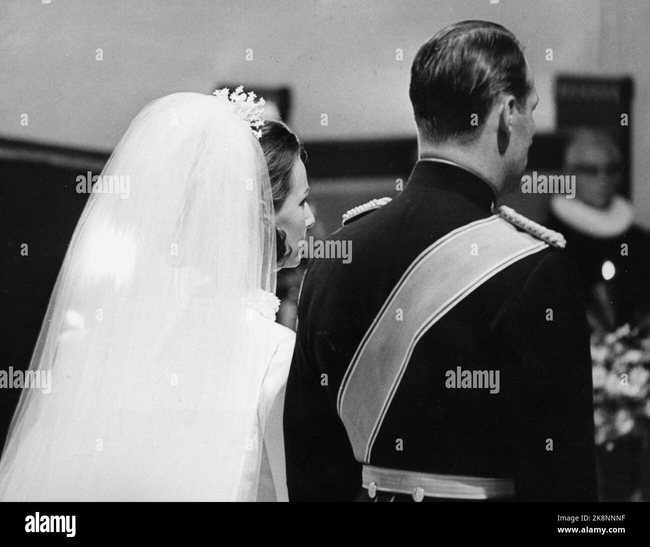 Oslo 1968-08-29: Royal Norwegian wedding. Crown Prince Harald marries ...