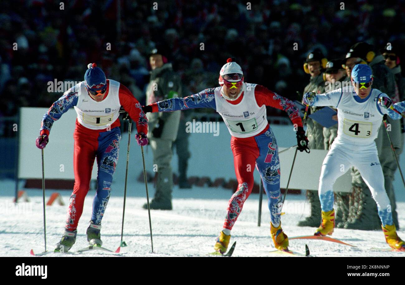 Jon eeg ntb cross country skiing olympics action batters hi-res stock photography and images - Alamy