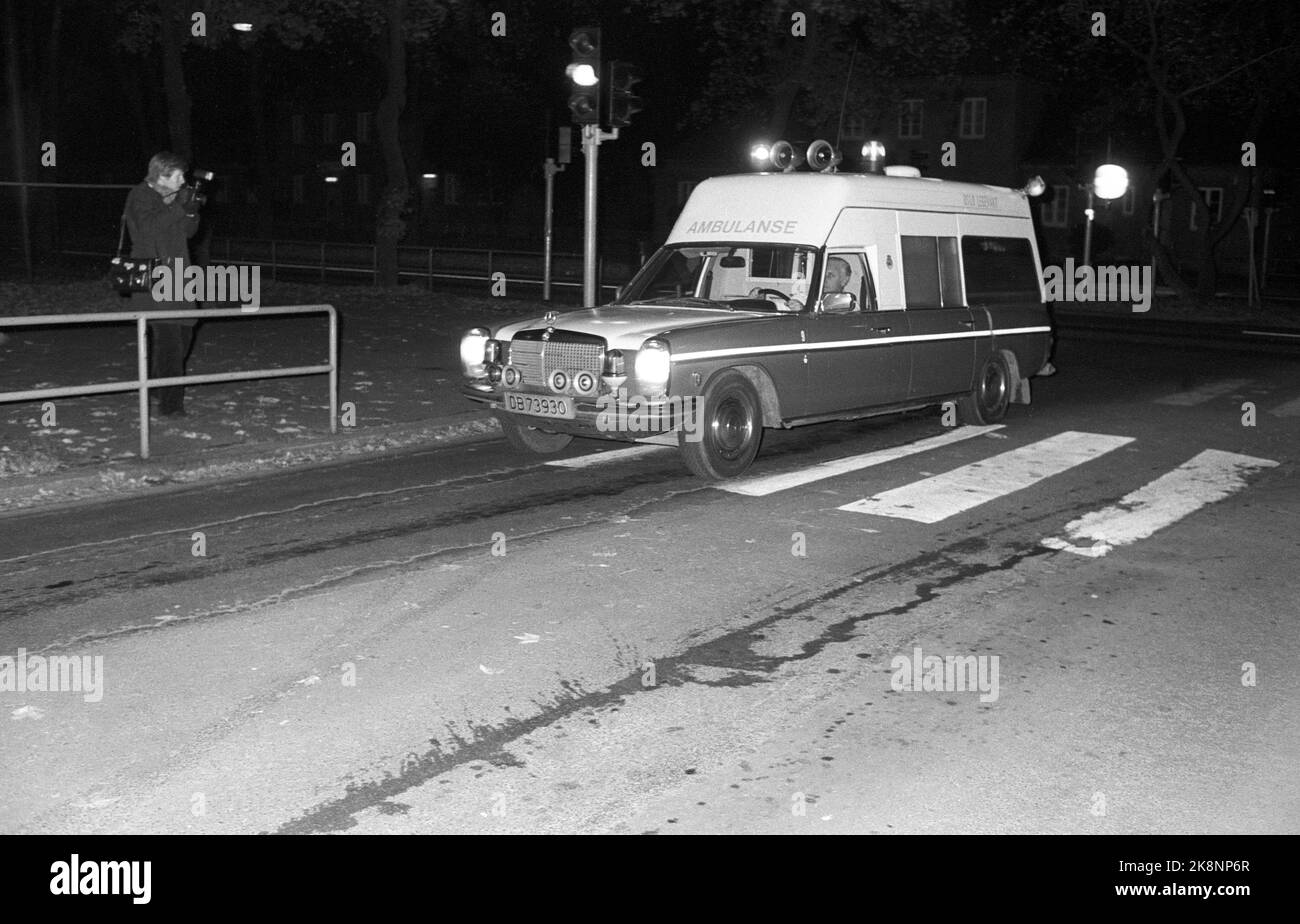 1979 methanol damage from kristiansand arrives by ambulance hi-res ...