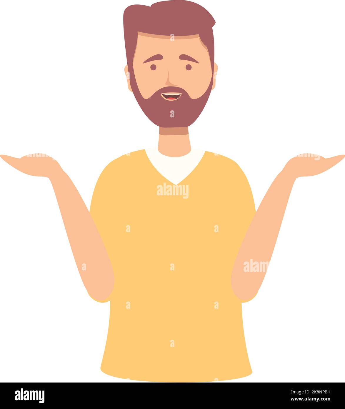 Wow person icon cartoon vector. Happy man. Young positive Stock Vector ...