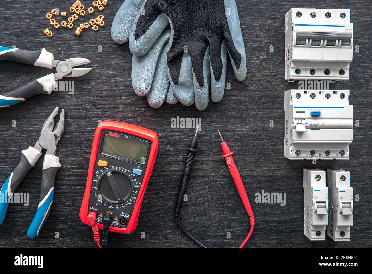 Different electrical tools hi-res stock photography and images - Alamy