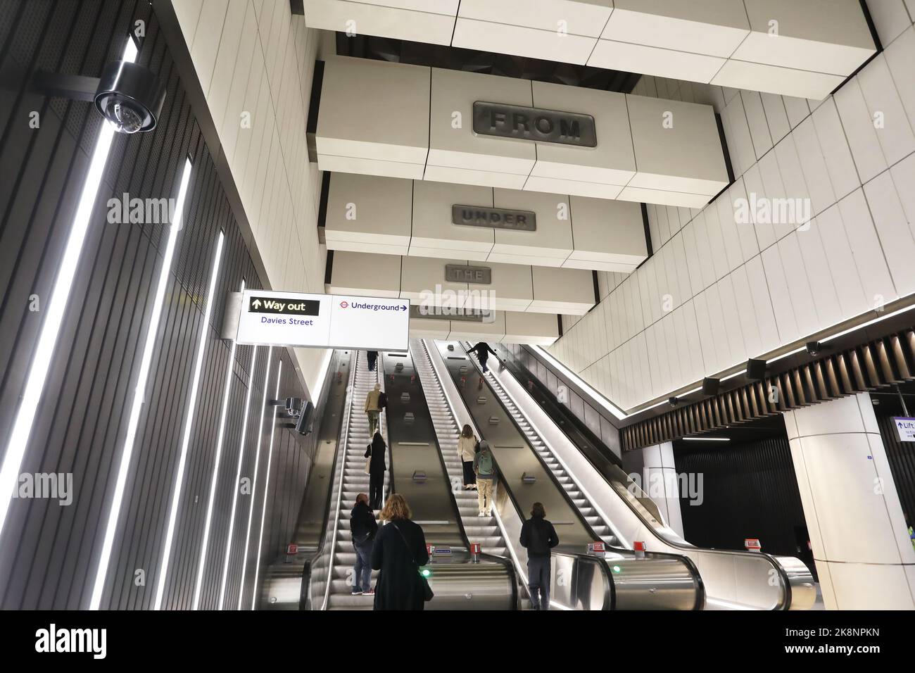 The Elizabeth line's Bond Street station, finally open, 5 months after ...
