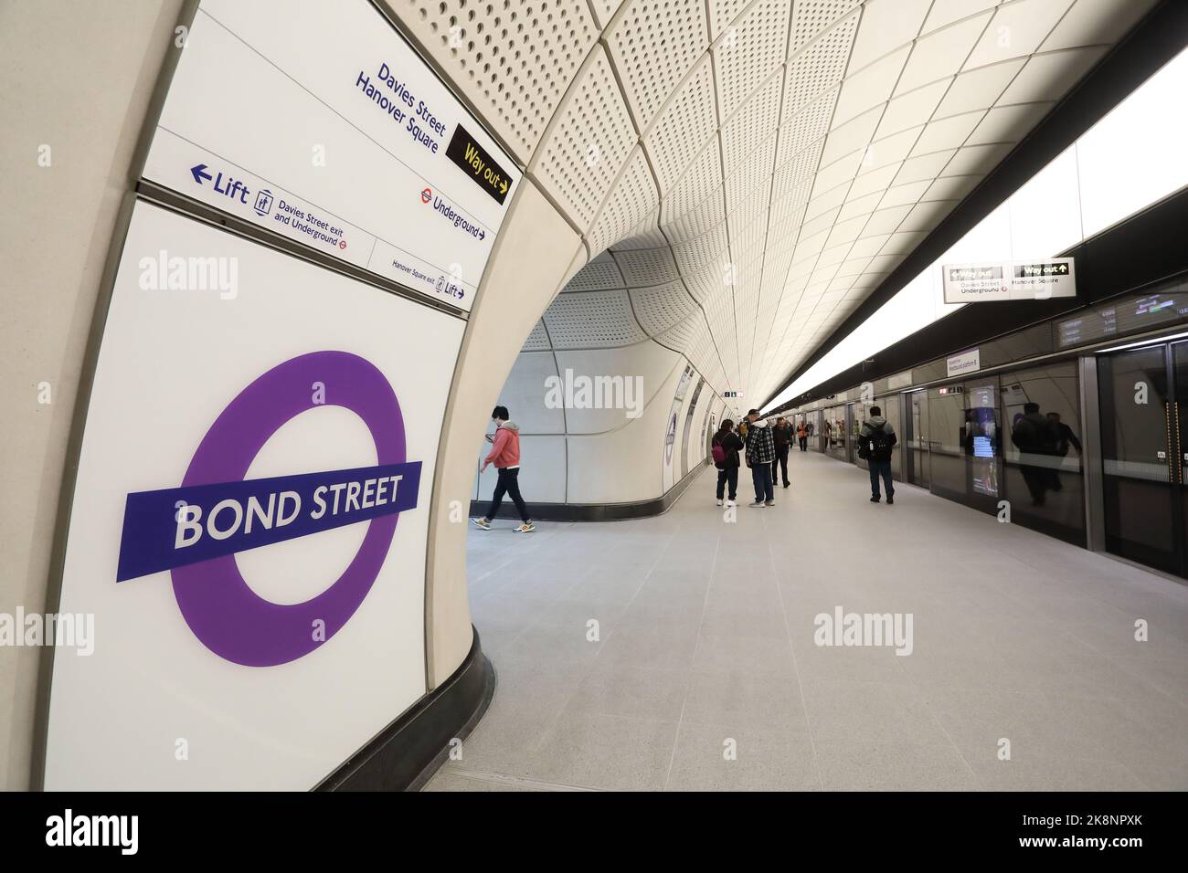 The Elizabeth line's Bond Street station, finally open, 5 months after ...